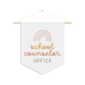 School Counselor Office Banner- School Counselor Pennant- School ...