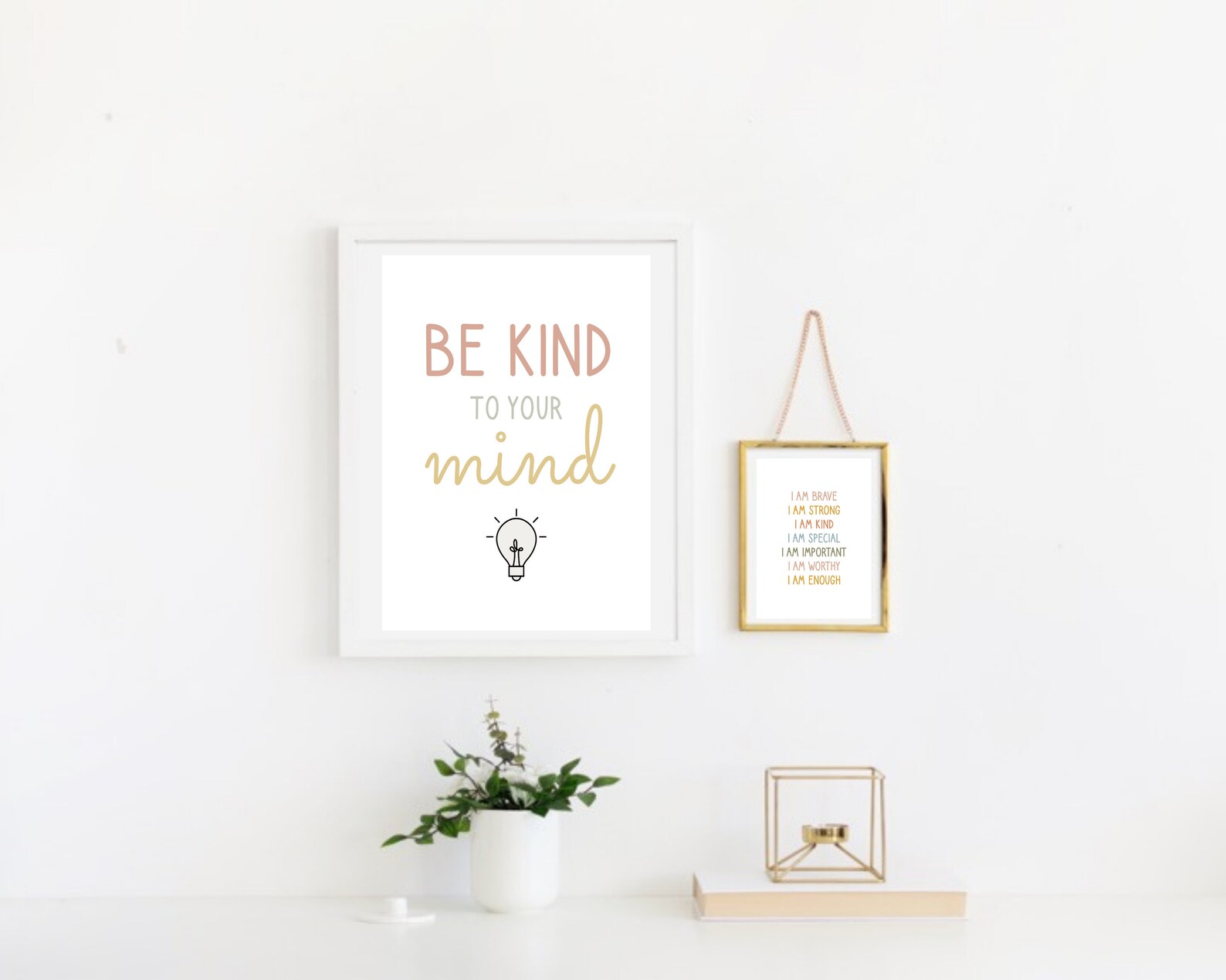 Be Kind to Your Mind Print School Psychologist Office Decor - Etsy