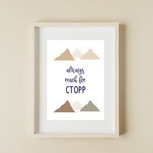 Always Reach for CTOPP Print - School Psychologist Decor - School Psych ...