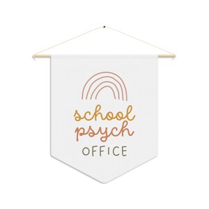 School Psych Office Banner- School Psych Pennant- School Psychologist ...