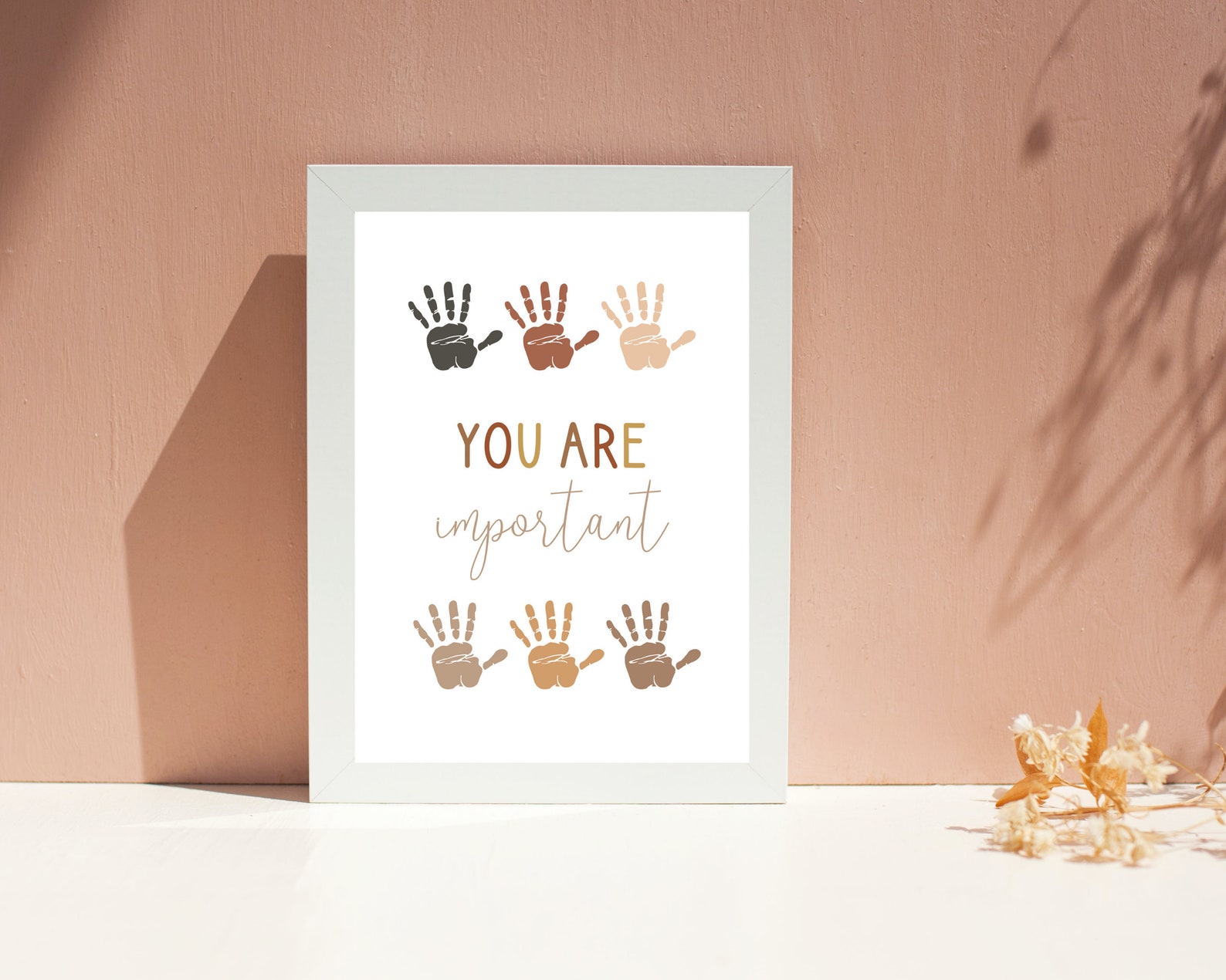 You Are Important Print Diversity Poster School - Etsy