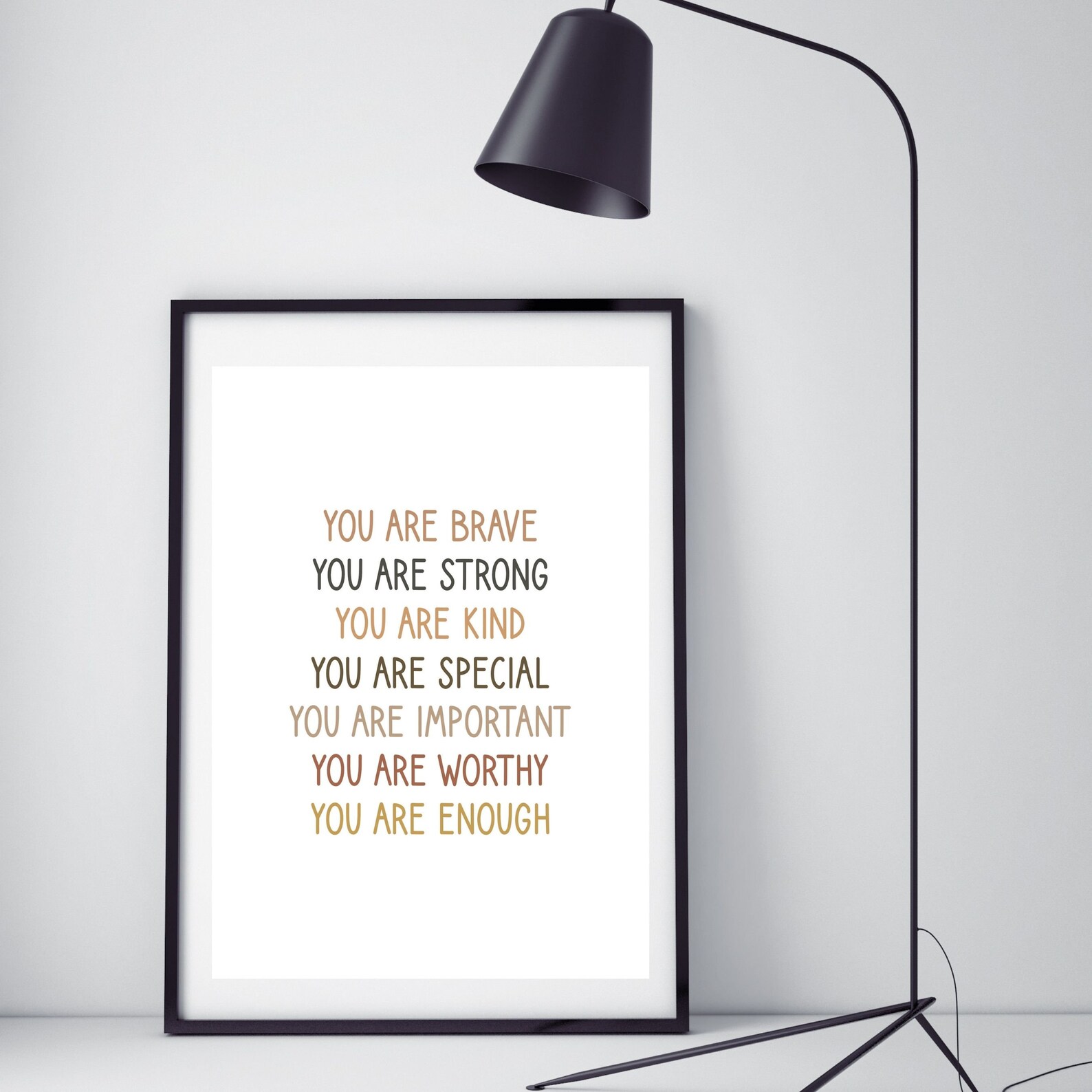 Inclusive Positive Affirmations Print Diversity Poster - Etsy