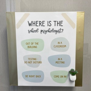 Where is the School Counselor Print Counselor Office Decor School ...