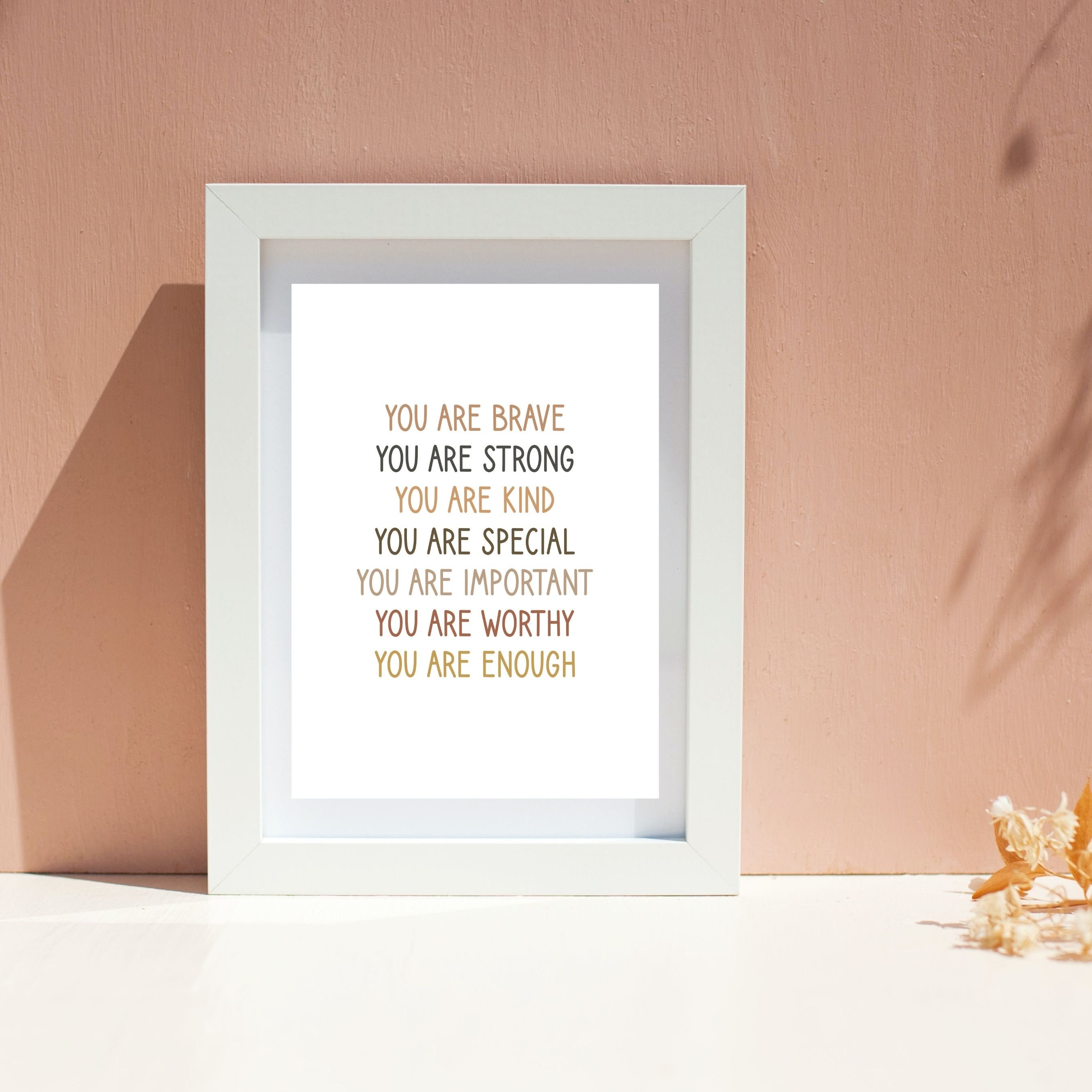 Inclusive Positive Affirmations Print Diversity Poster - Etsy