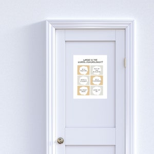 Where is the Psychologist Print- School Psychologist Office Decor ...