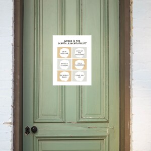 Where is the Psychologist Print- School Psychologist Office Decor ...