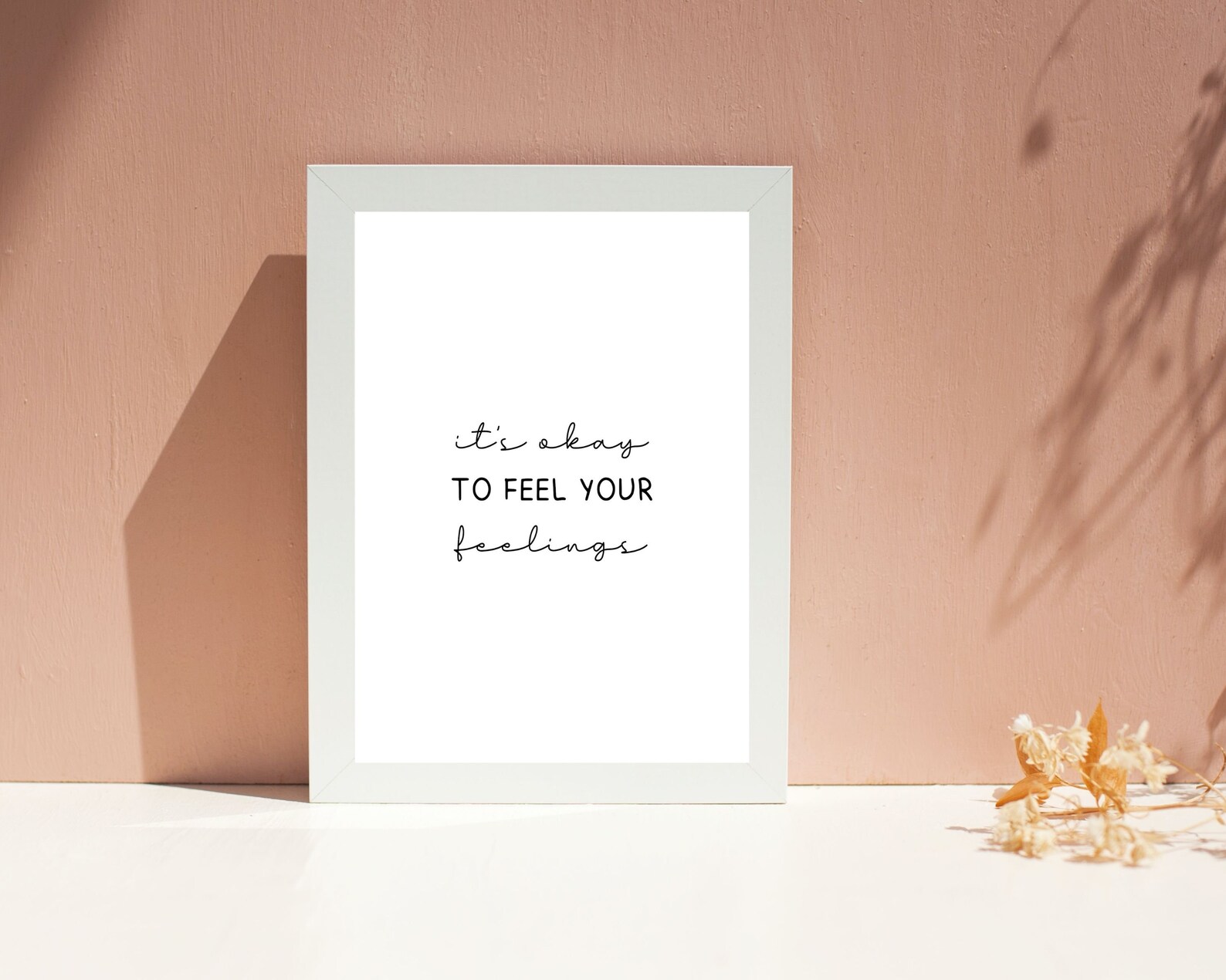 It's Okay to Feel Your Feelings Print School - Etsy