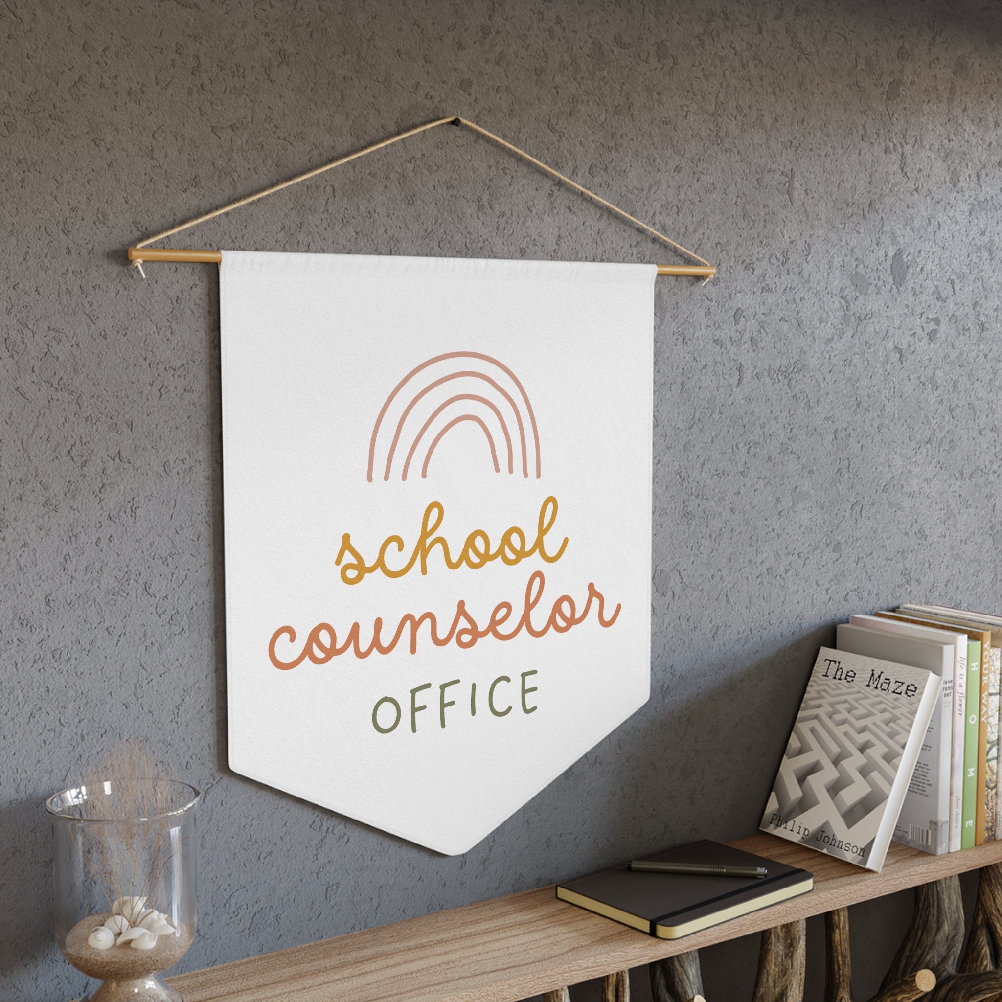 School Counselor Office Banner- School Counselor Pennant- School ...