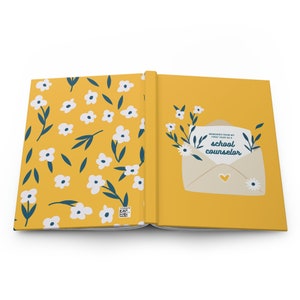 First Year School Counselor Hardcover Notebook- School Counselor Gifts ...
