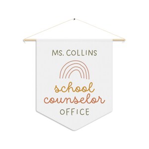 Personalized School Counselor Office Banner- Custom School Counseling ...