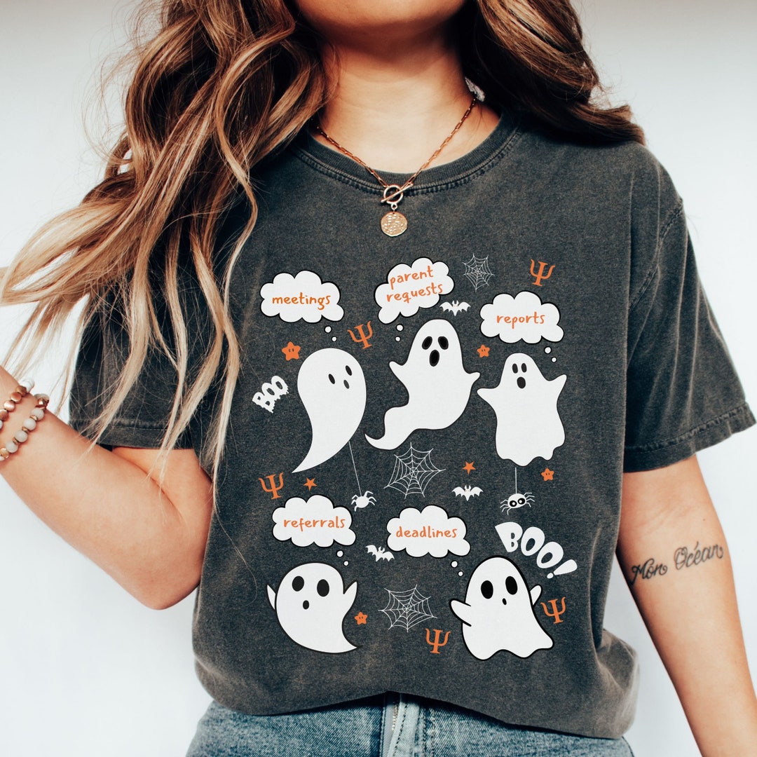 Halloween School Psych Shirt- Spooktacular School Psych- Funny School ...