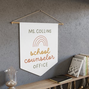 Personalized School Counselor Office Banner- Custom School Counseling ...
