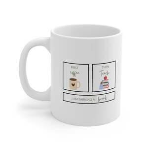 First Coffee Then Teach Mug- Special Education Teacher Gift- SPED ...