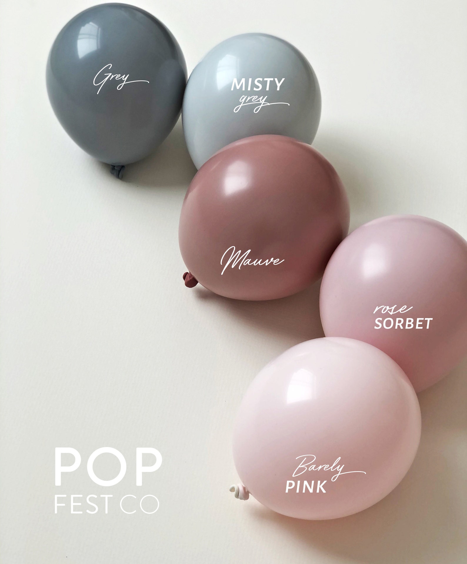 MATTE Individual Balloons / Custom High Quality MATTE Colors - Etsy