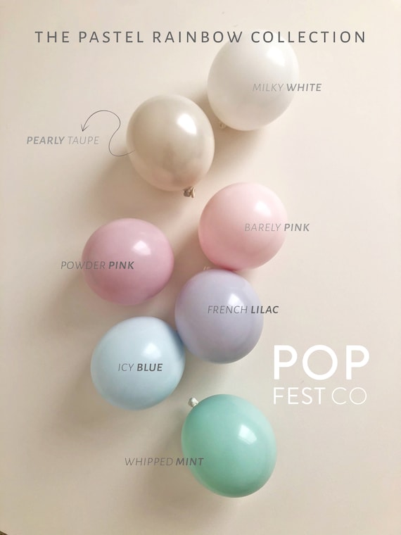 MATTE Individual Balloons / Custom High Quality MATTE Colors - Etsy