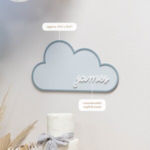 Wooden Cloud Name Sign - Handmade, Hand Crafted, Twinkle Little Star ...