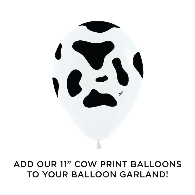 Cow Print Balloons - Etsy