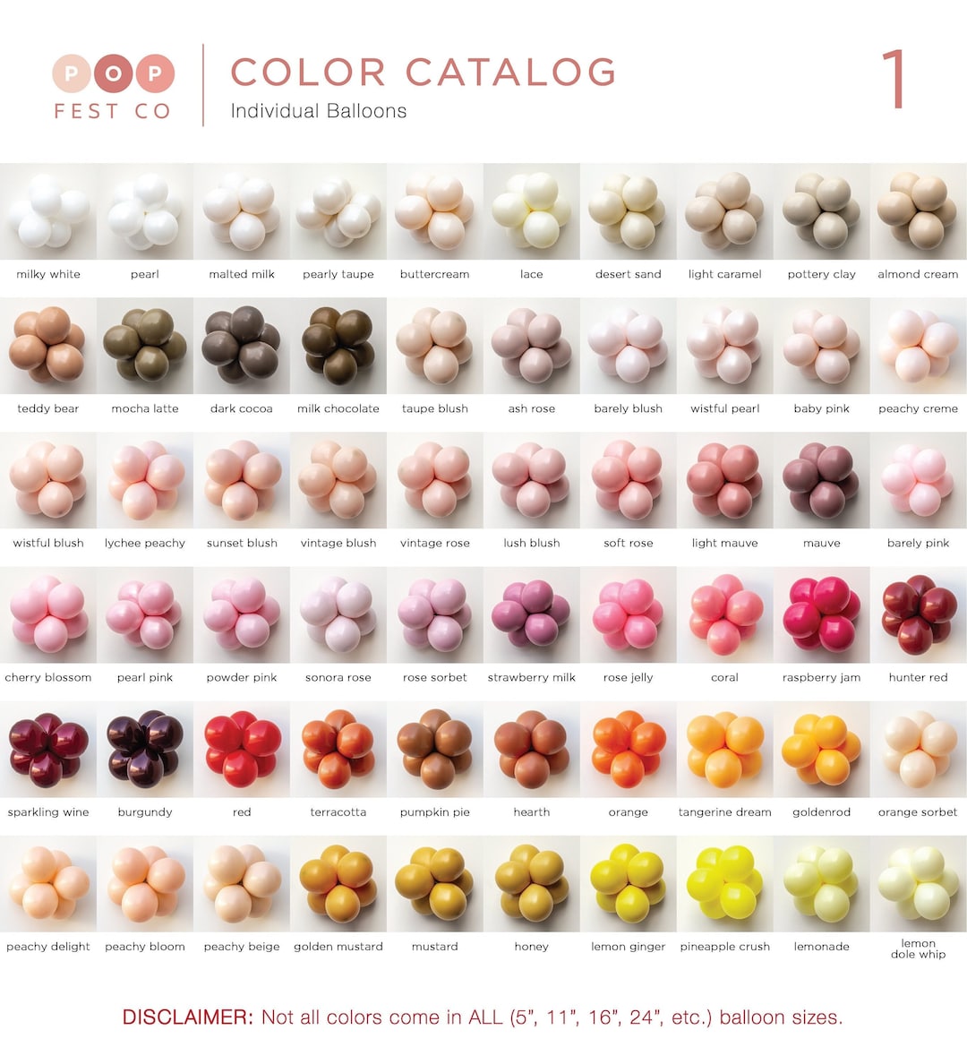 Custom Individual Balloon Colors | CHOOSE Your Colors, Birthday Party ...