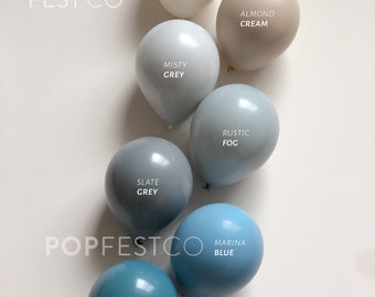 MATTE Individual Balloons / Custom High Quality MATTE Colors - Etsy