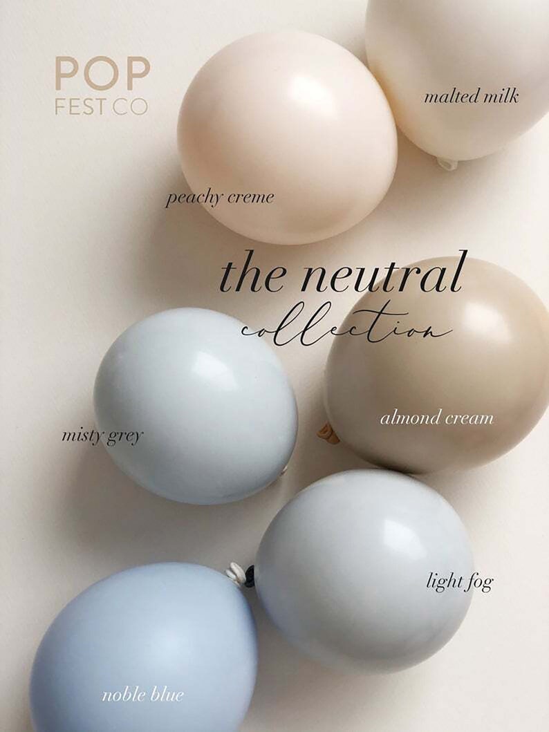 MATTE Individual Balloons / Custom High Quality MATTE Colors - Etsy