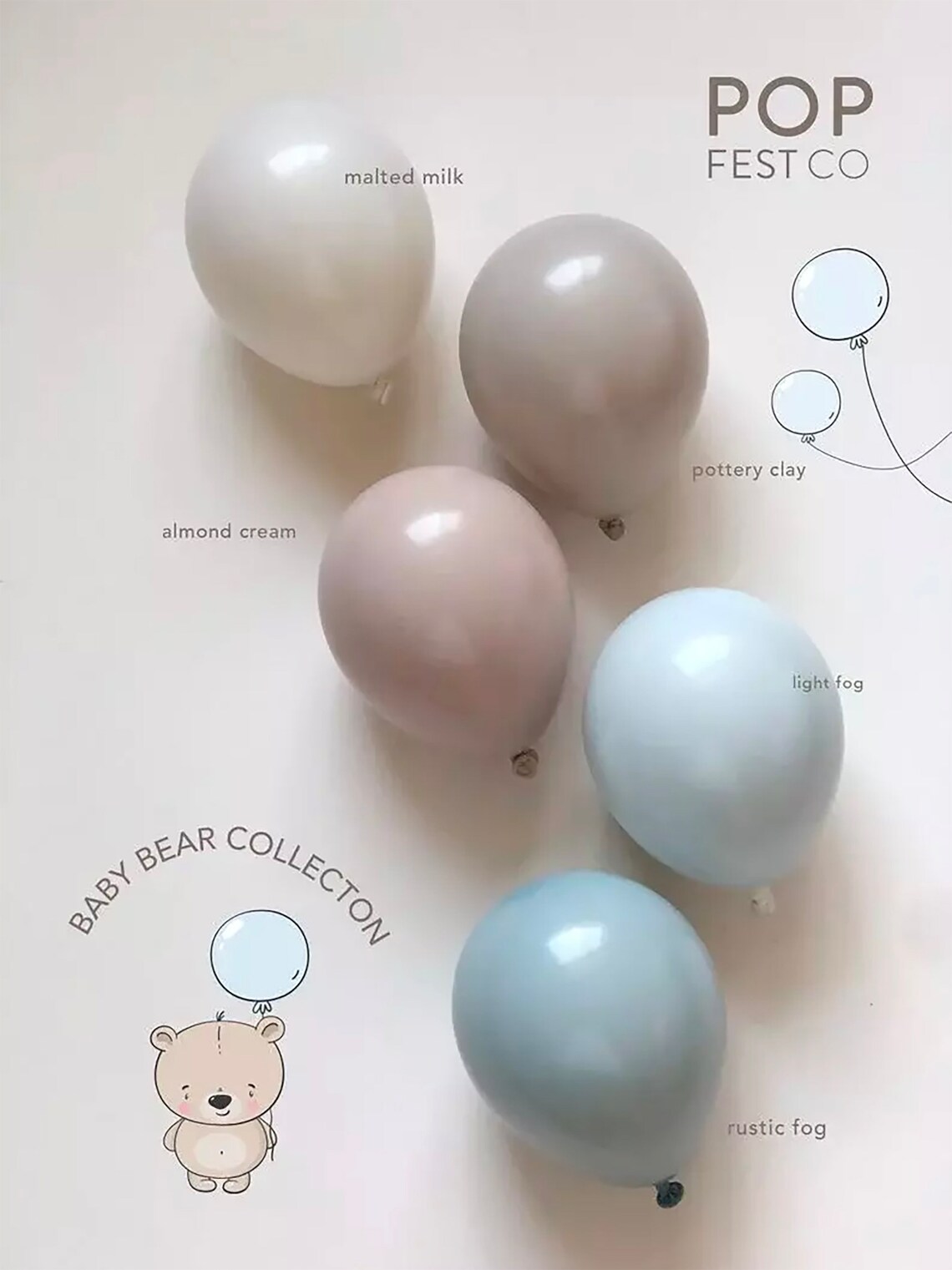 MATTE Individual Balloons / Custom High Quality MATTE Colors- Birthday ...