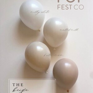 MATTE Individual Balloons / Custom High Quality MATTE Colors - Birthday ...