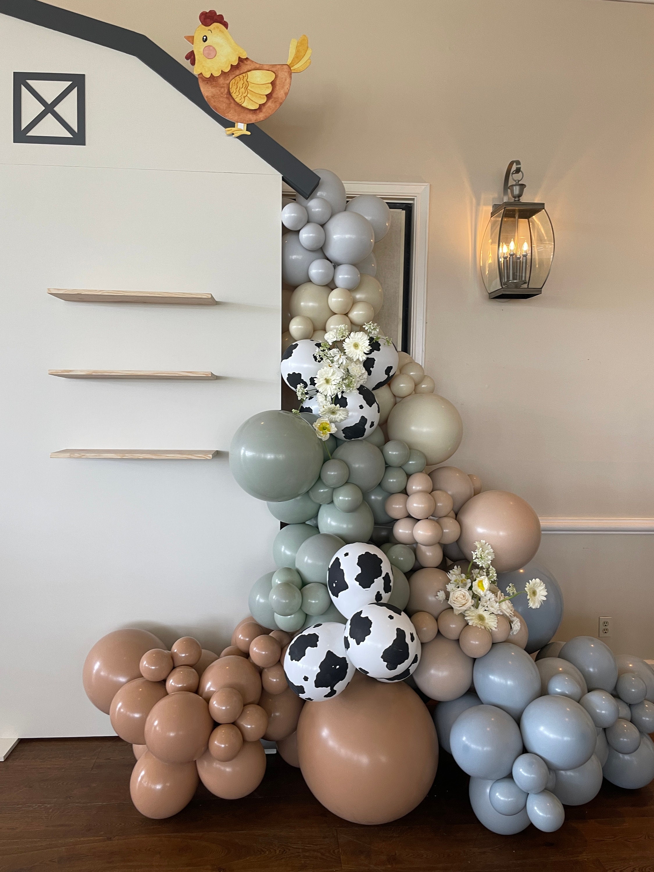Farm Animal Party DIY Balloon Garland Kit | Farm Theme Balloon Arch ...