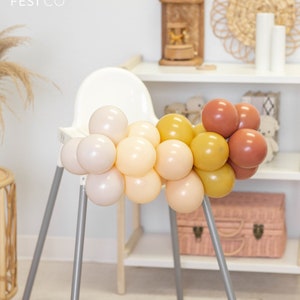 CUSTOM DIY High Chair Mini Balloon Arch Kit | Choose Your Own Color ...