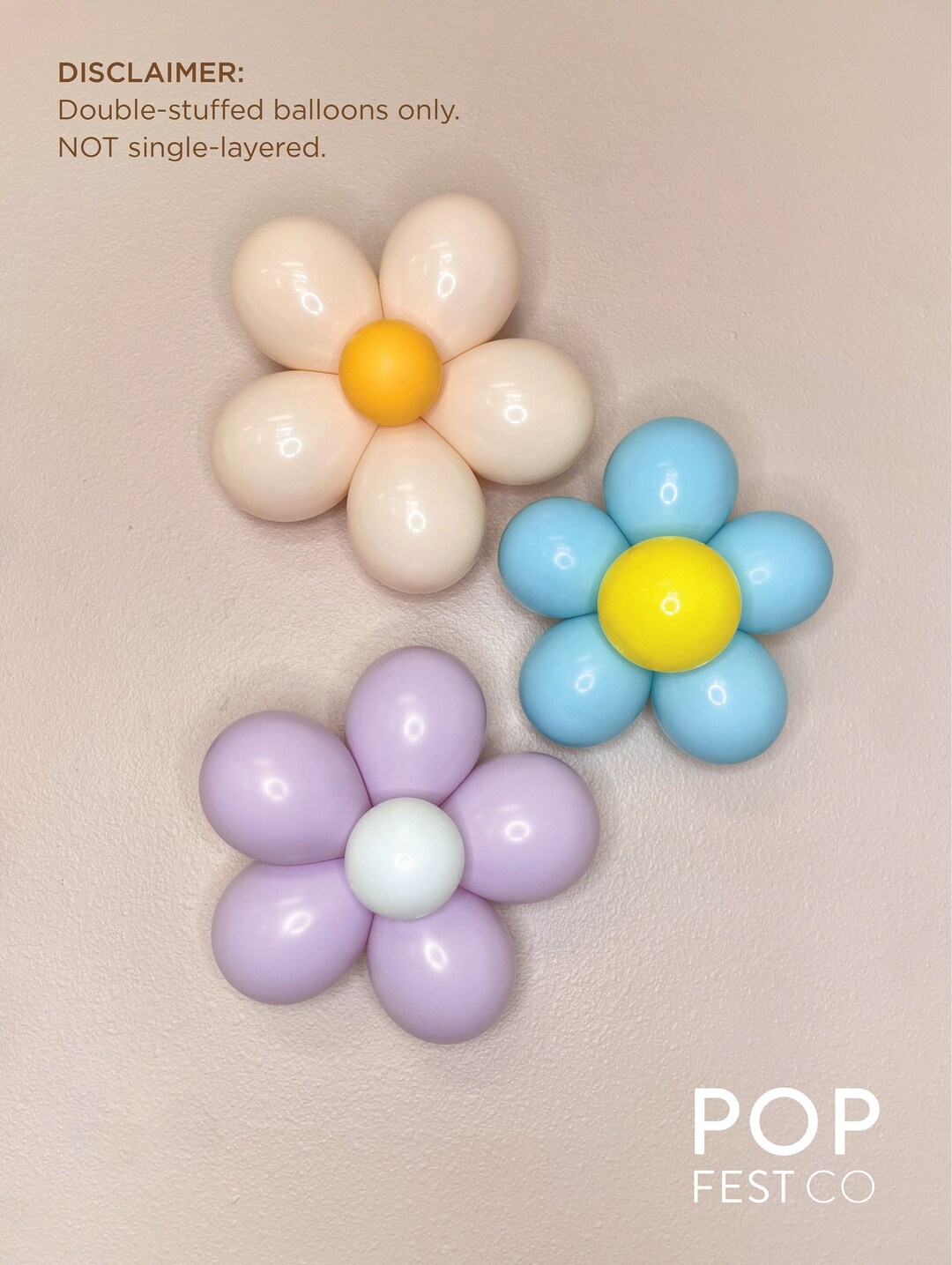 Daisy Flower Girl, Retro Daisy Balloon Flower Balloon Kit, Floral ...