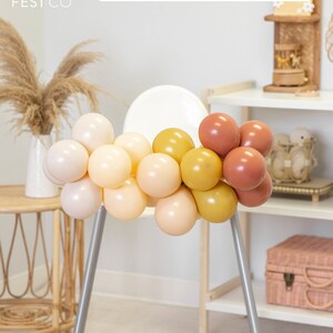 CUSTOM DIY High Chair Mini Balloon Arch Kit | Choose Your Own Color ...