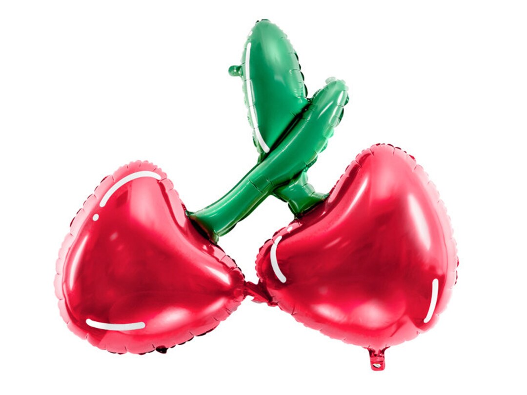 34" Cherry Balloon - Jumbo Mylar Balloon, Party Decor, Birthday Decor ...
