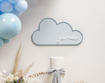 Wooden Cloud Name Sign - Handmade, Hand Crafted, Twinkle Little Star ...