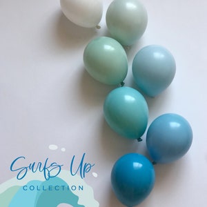 Beach Theme DIY Balloon Garland Arch Kit | Blue, Teal, Jade | Kids ...