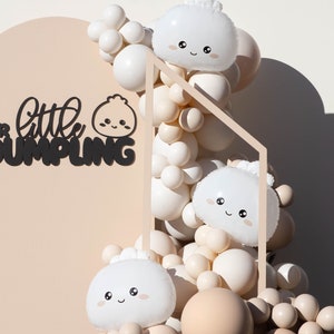 21" Dumpling Bao Bun Jumbo Balloon | Little Dumpling on the Way Baby ...