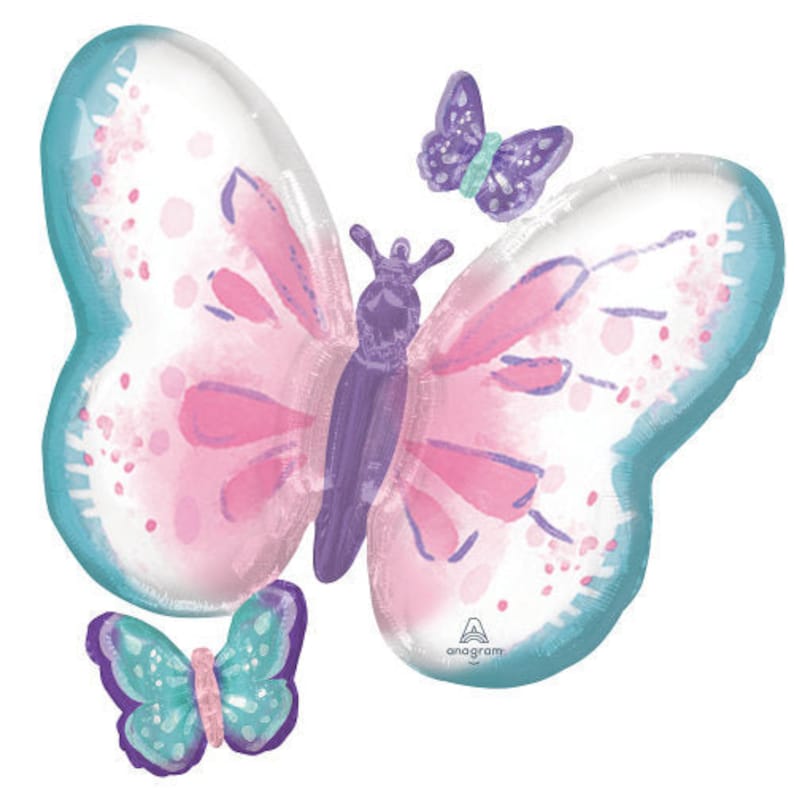 29 Flutter Butterfly Balloon Jumbo Mylar Balloon - Etsy