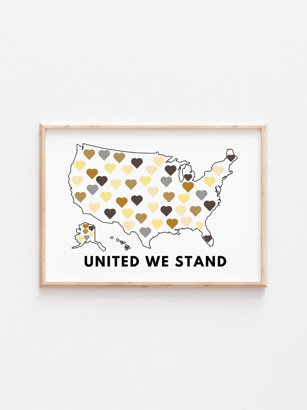 United We Stand, Classroom Decor, Classroom Poster, Diversity Wall Art ...