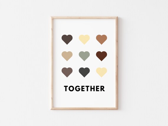 Together Classroom Decor Classroom Poster Diversity Wall | Etsy