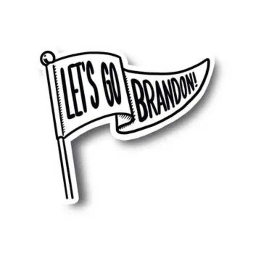 Lets Go Brandon Sticker - Etsy