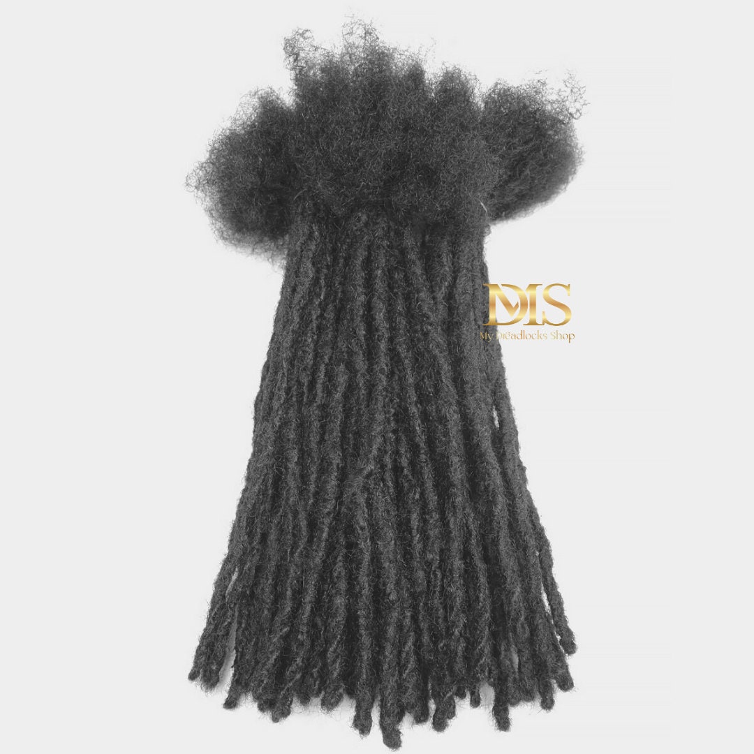 Interlocked Loc Extensions Handmade 100% Human Hair 10 Locs per Bundle ...