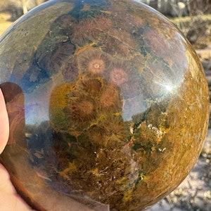 Large Ocean Jasper Sphere - Etsy