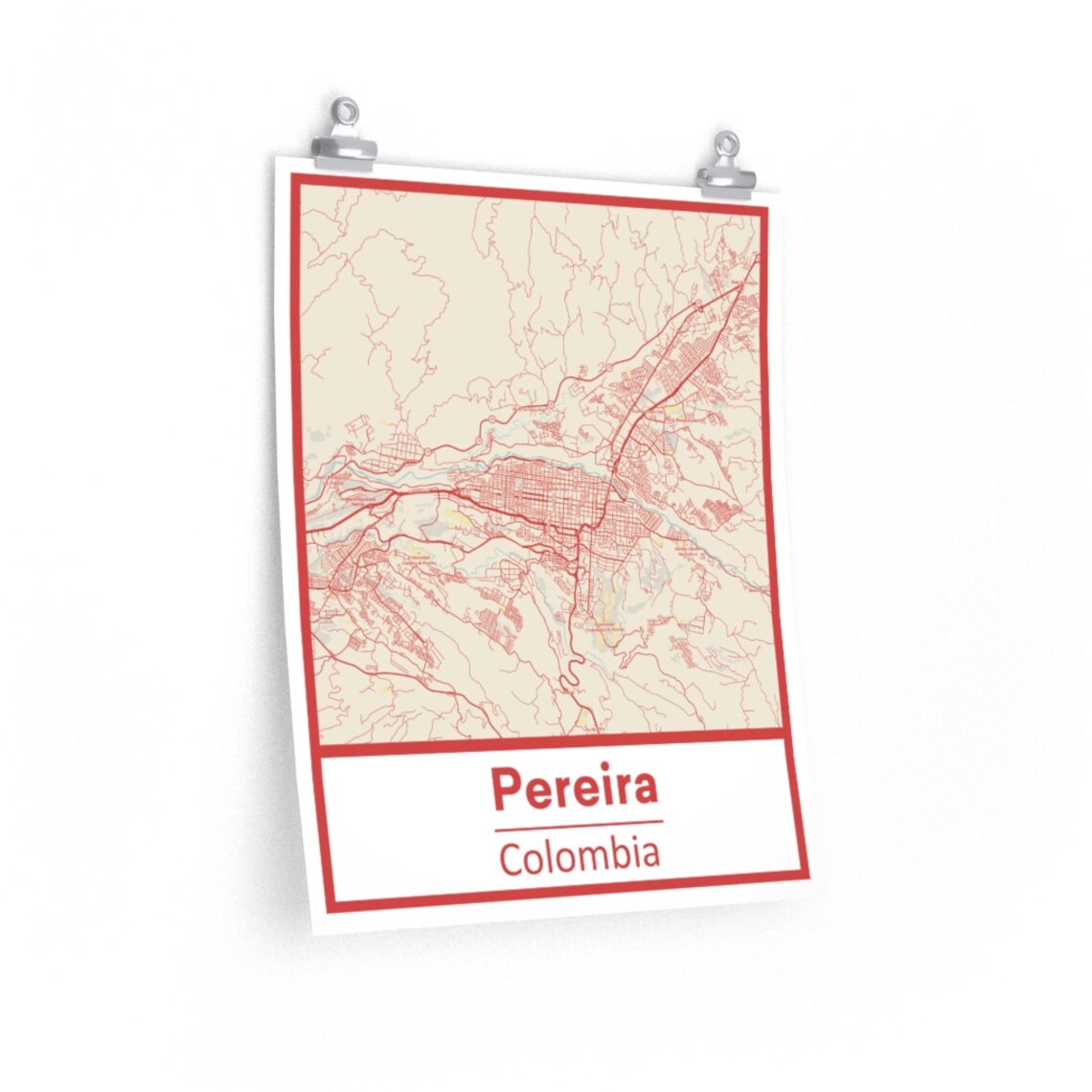 Retro Pereira Colombia Street Map Poster & Canvas Print - Etsy UK Retro Pereira Colombia Street Map Poster & Canvas Print - Etsy UK