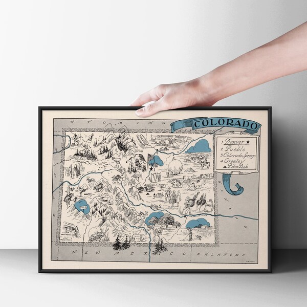Old Hand Drawn Maps - Etsy