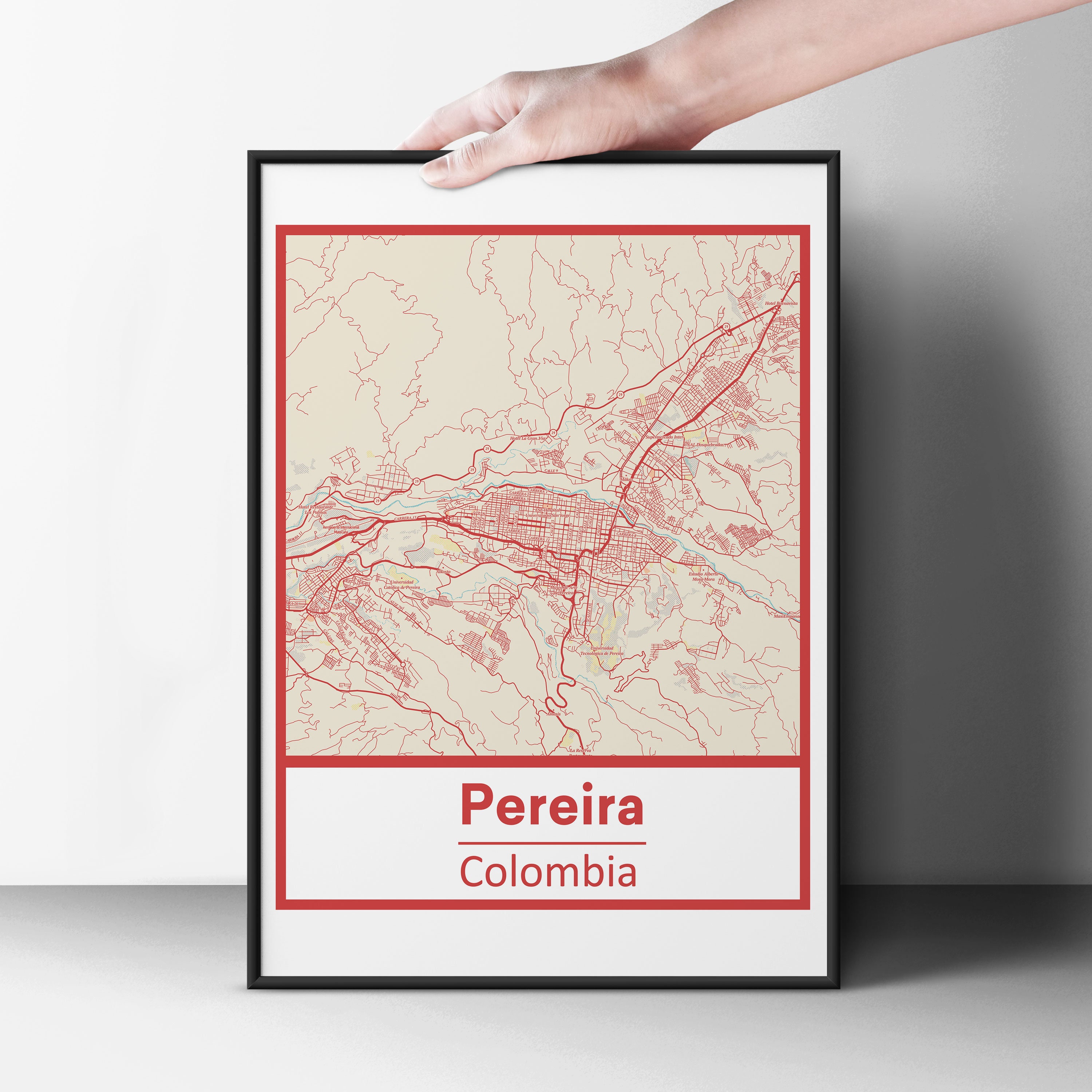 Retro Pereira Colombia Street Map Poster & Canvas Print - Etsy UK Retro Pereira Colombia Street Map Poster & Canvas Print - Etsy UK