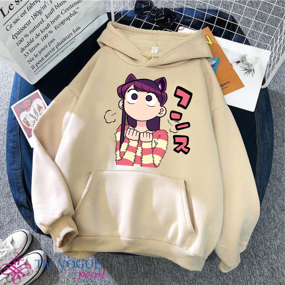 Unisex Komi Anime Hoodie, Anime Inspired Tshirt, Japan Style Tee, Manga ...