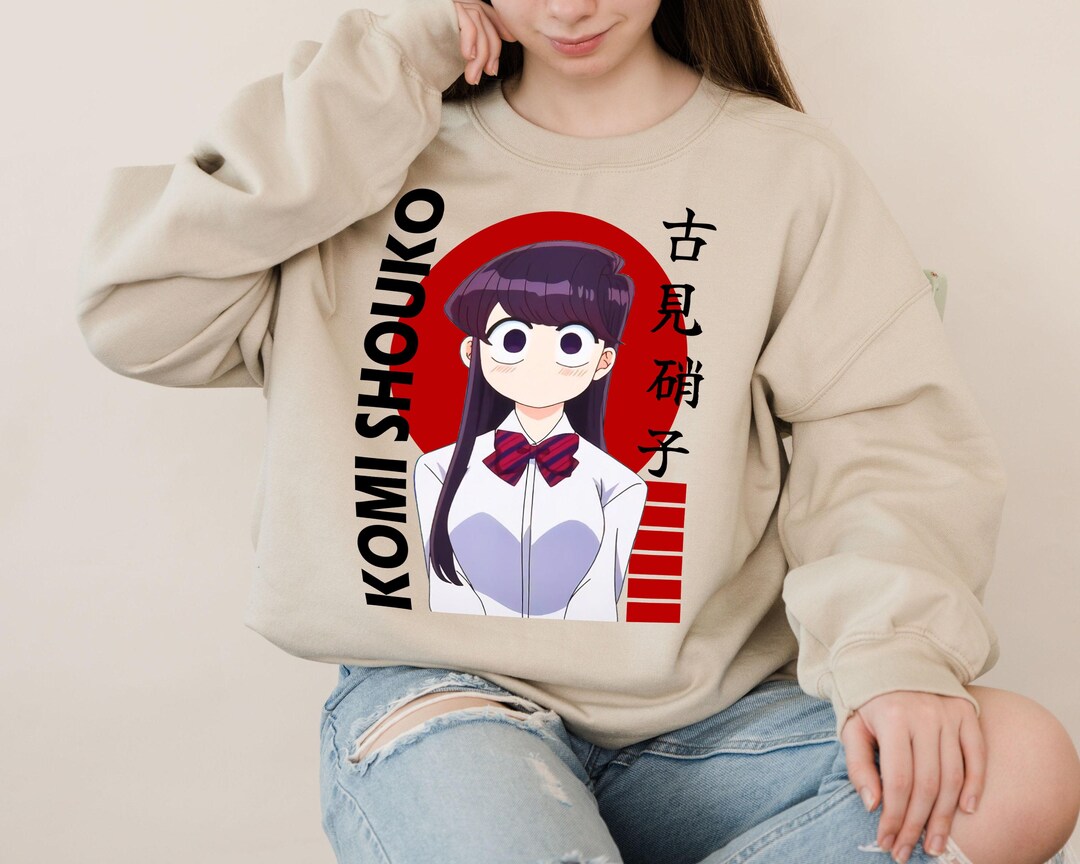 Unisex Komi Anime Sweater, Anime Inspired Tshirt, Japan Style Tee ...