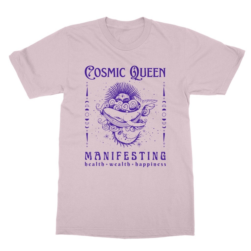 Cosmic Whale Manifest Tshirt Tarot Shirt Mystical Shirt Celestial Tee ...