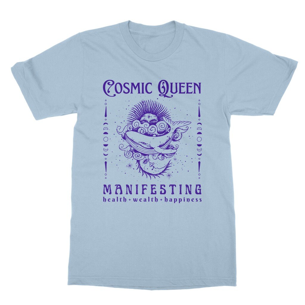 Cosmic Whale Manifest Tshirt Tarot Shirt Mystical Shirt Celestial Tee ...