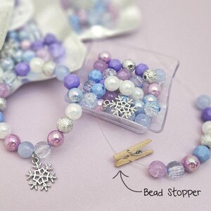 Frozen Bracelet Kit, Snowflake Party Favors, DIY Bracelets for Kids ...