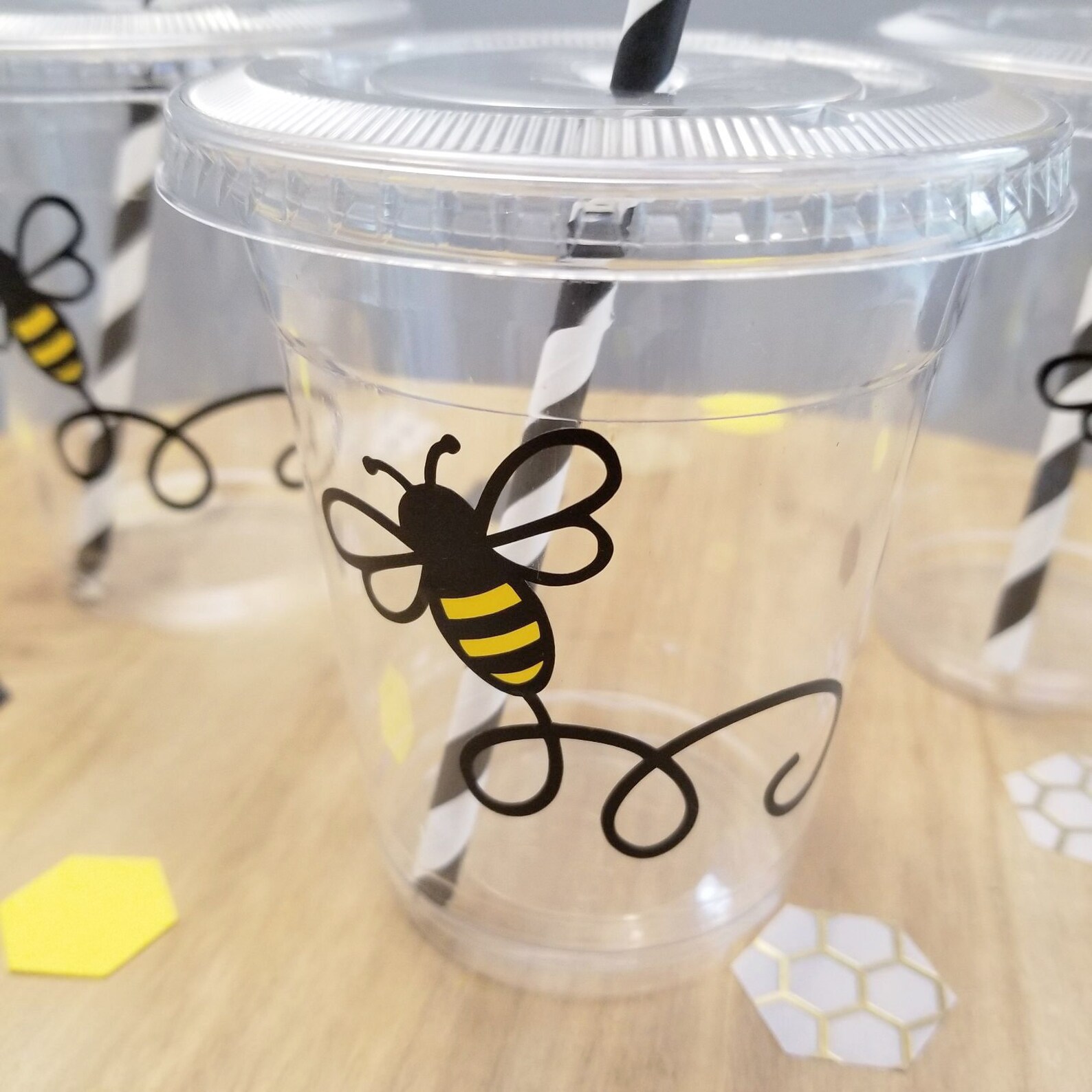 Bumblebee Baby Shower Cups, Bee Party Cup, Little Honey Bee, Sweet as ...