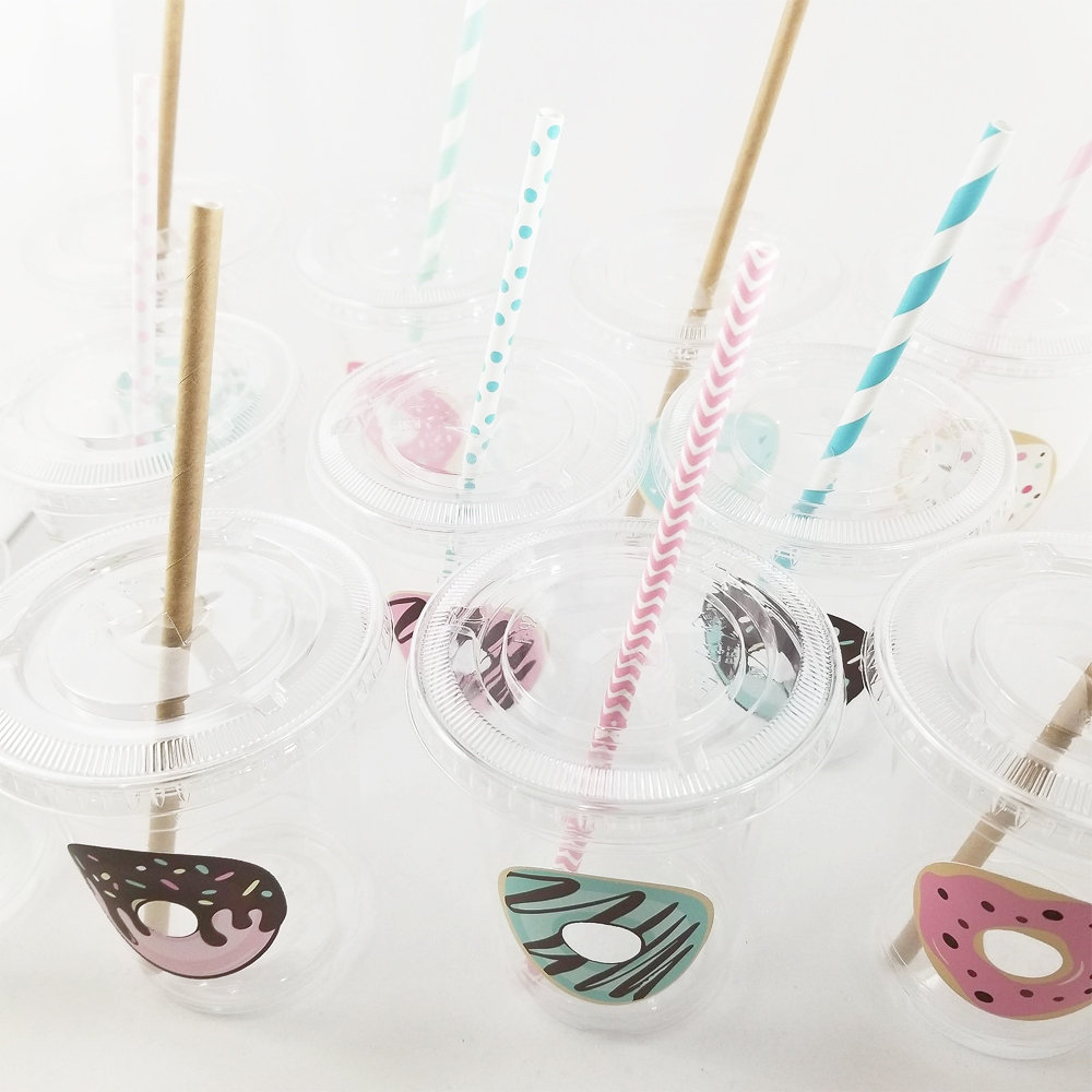 Donut Party Cups Cute Donut Cups Sprinkles Donut Donut | Etsy